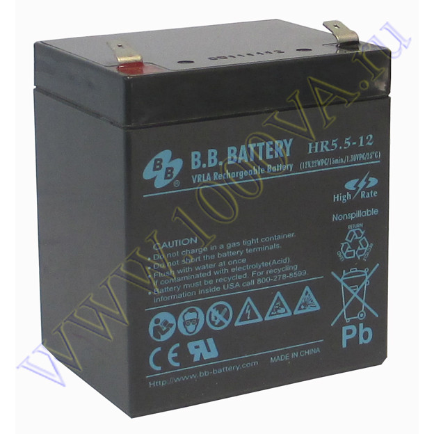 Аккумулятор BB Battery HR5,5-12 Опт/Розница. Доставка в регионы и по ...