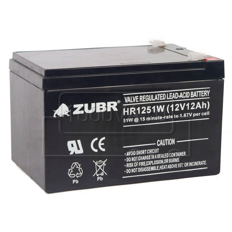 Аккумулятор ZUBR HR 12-51W - купить по выгодной цене на www.1000va.ru