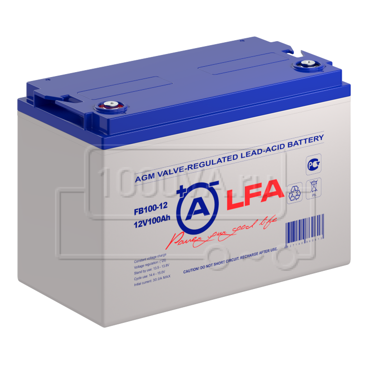 Купить аккумулятор LFA BATTERY FB 100-12 по выгодной цене - www.1000va.ru