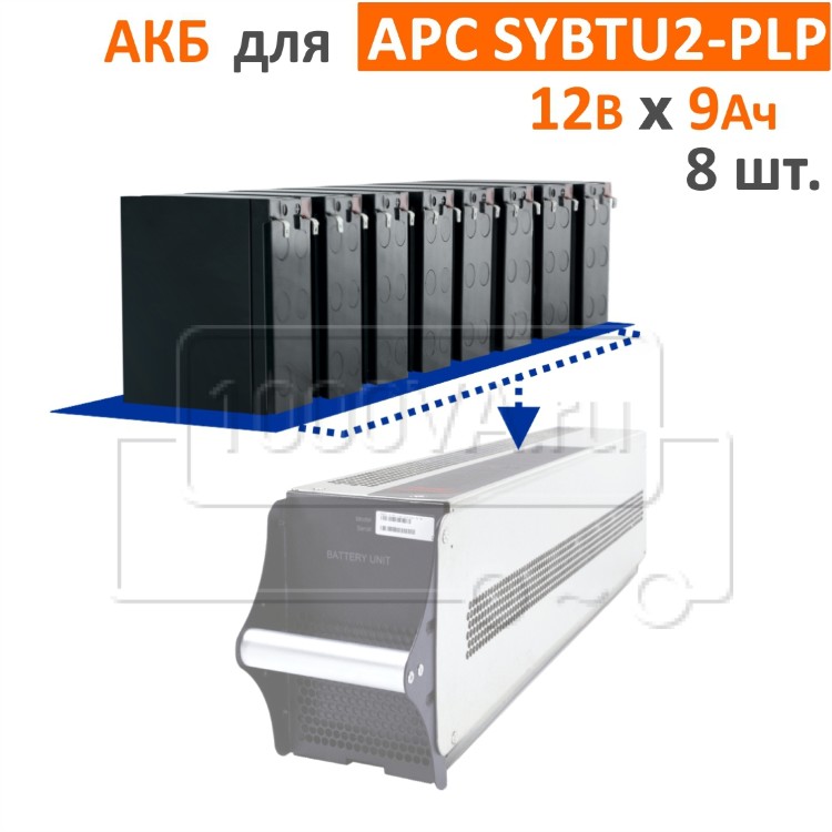 Купить комплект аккумуляторов для APC SYBTU2-PLP по выгодной цене ...