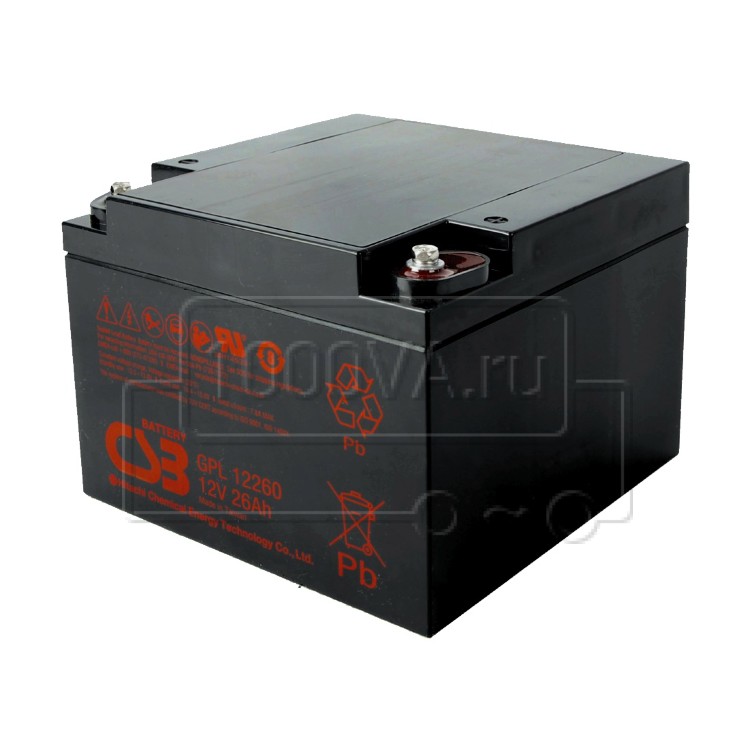 Купить аккумулятор CSB GPL 12260 по выгодной цене - www.1000va.ru