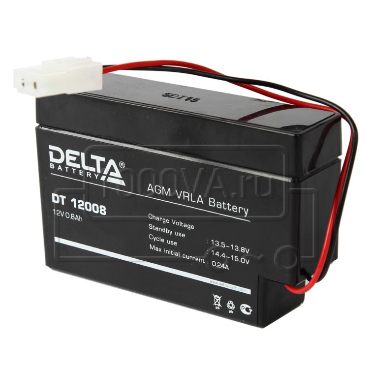 Купить аккумулятор Delta DT 12008 Т9 по выгодной цене - www.1000va.ru